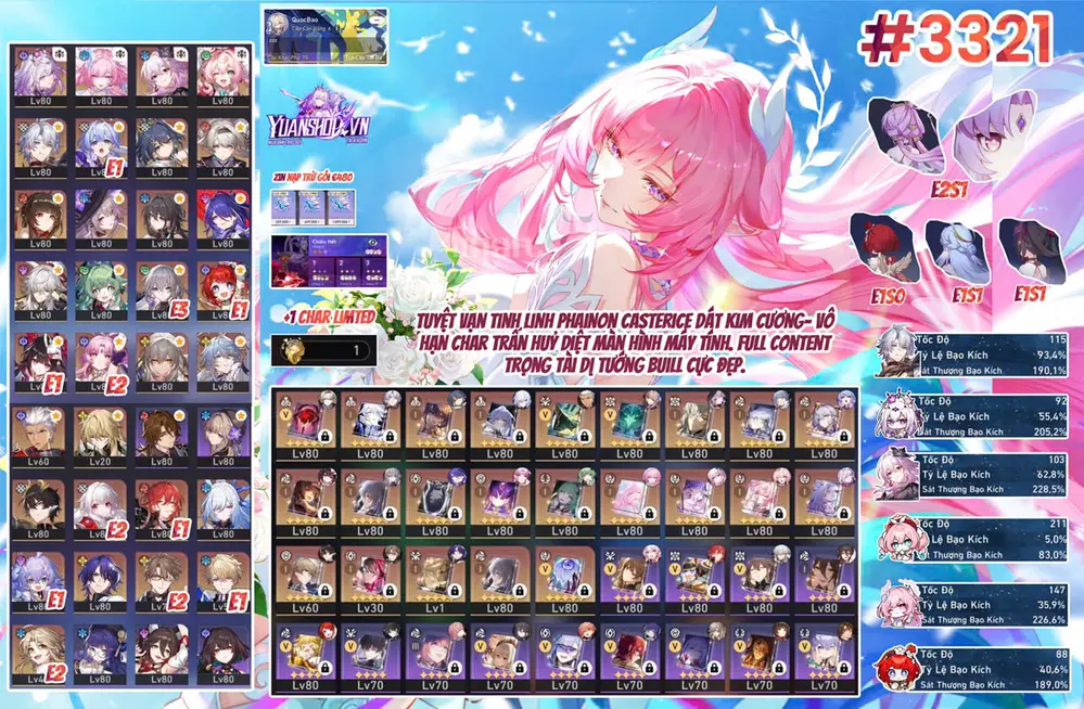 yuanshop.net - YUANSHOP.NET - Nơi cung cấp tài khoản Honkai Star Rail ...